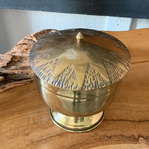 Brass Trinket Box - Etsy