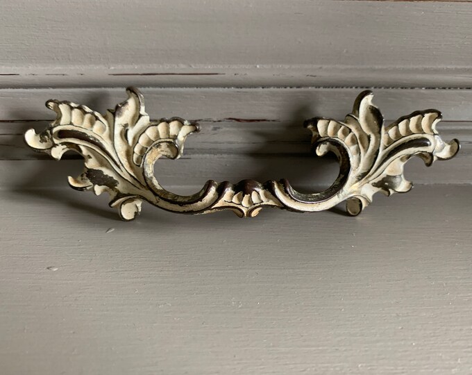 Vintage French Provincial Cabinet Dresser Pulls 2.5" Centers Shabby Chic Decorative Hardware ...