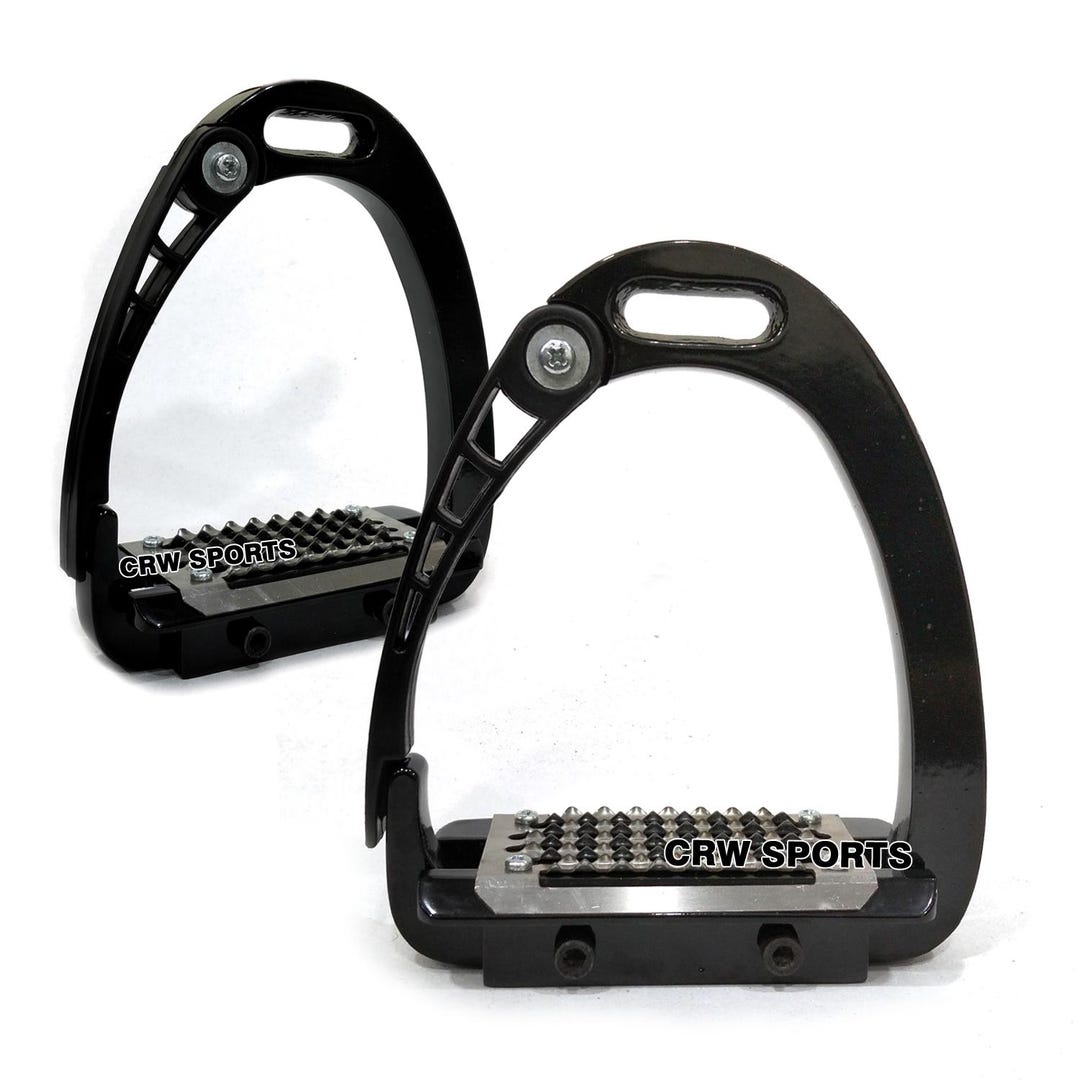 Horse Safety Stirrup Iron Quick Release Stability Lightweight Aluminium ...