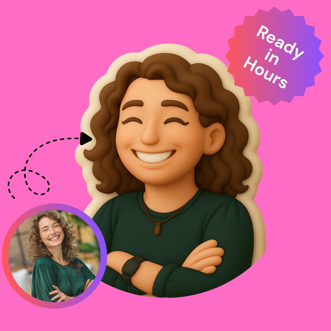 Custom Profile Picture Avatar 3D PFP Puff Sticker Effect Portrait ...