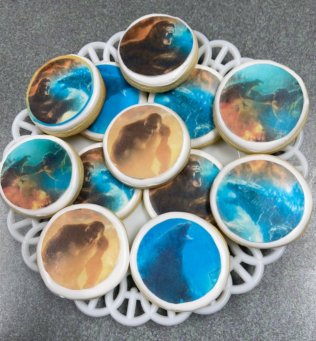 Kong Godzilla Sugar Cookies 1 Dozen 2.5 - Etsy
