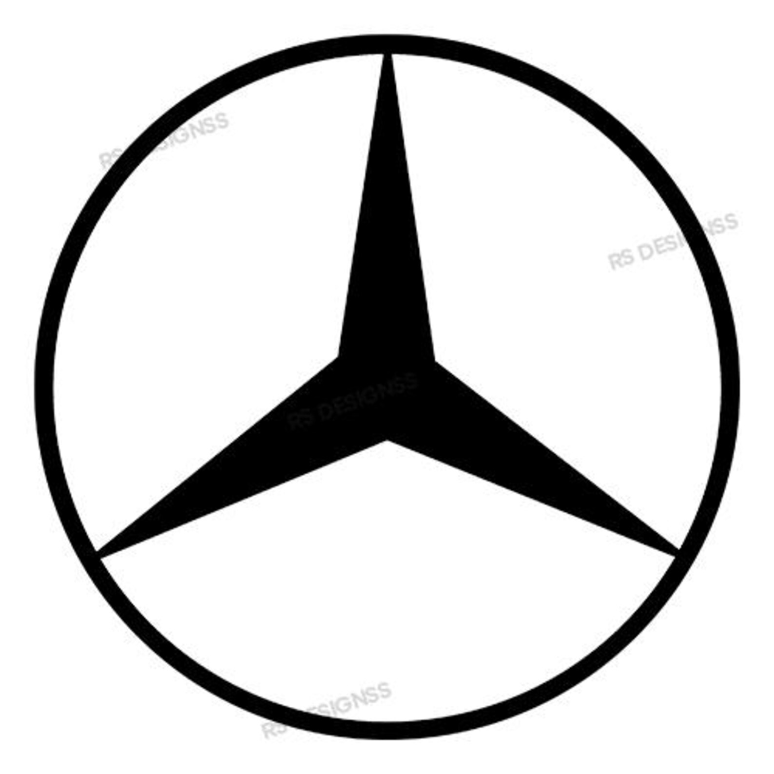 Mercedes Logo Vinyl Decals - Set of 16 - SVG PNG (digital Download) - Etsy