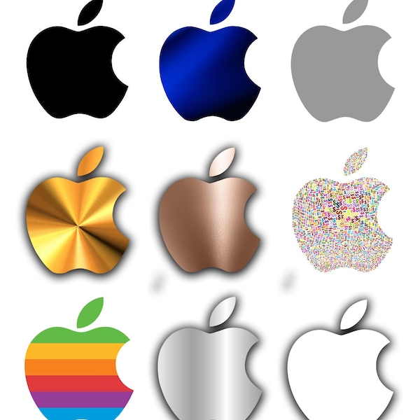 Apple Logo Stickers - Etsy