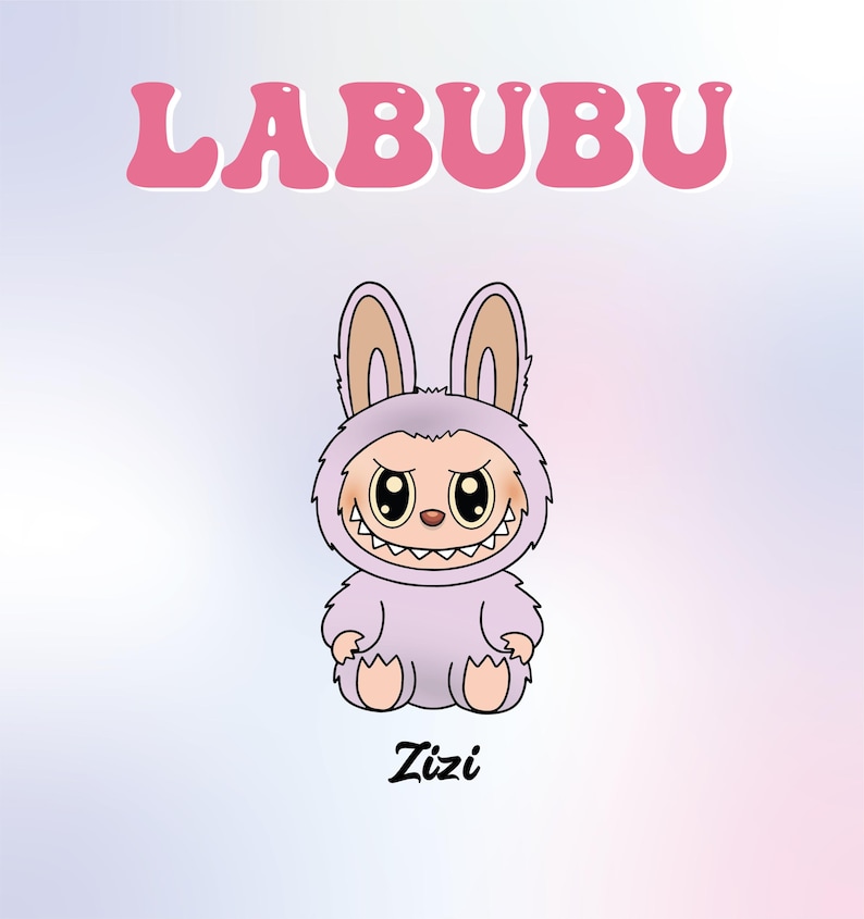 Labubu Clipart SVG Bundle | Cartoon Character (digital Download) - Etsy