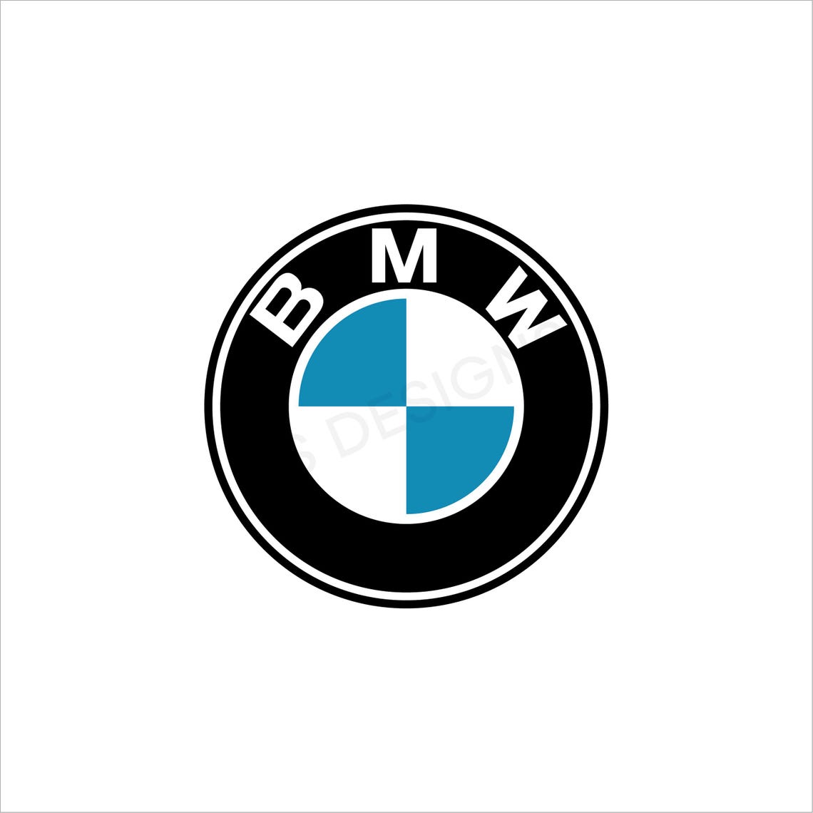 BMW Logo Vinyl Decals Set of 9 Small Stickers for Car - BMW Car Decal ...
