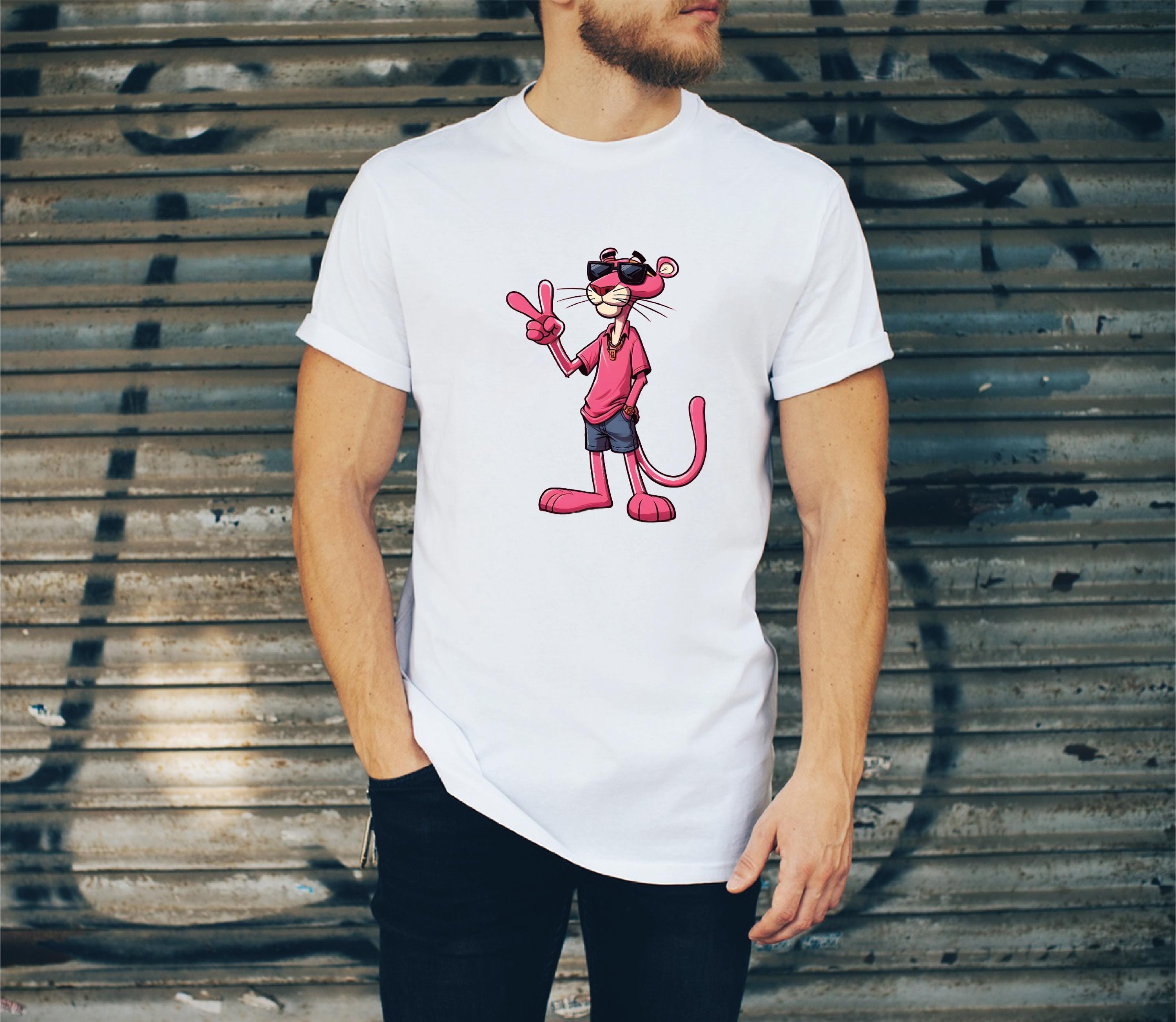 Hippie Pink Panther PNG – 3D Shirt Sublimation, Pink Panther Shirt ...