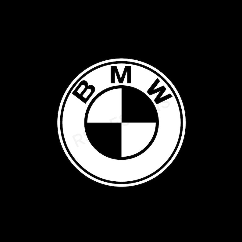 BMW Logo Vinyl Decals Set of 9 Small Stickers for Car - BMW Car Decal ...