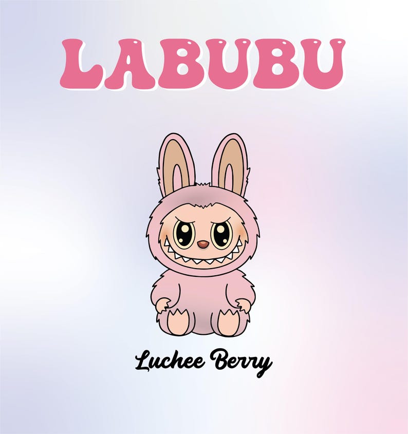 Labubu Stickers | Cute Labubu PNG | Cartoon Character Vector | Labubu ...