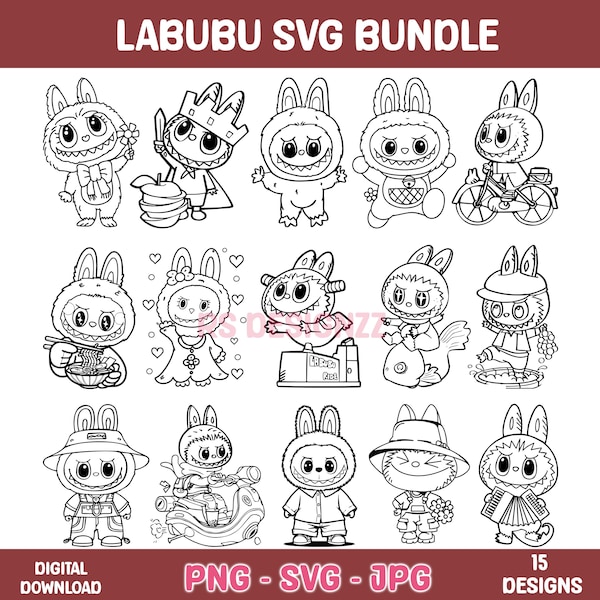 Labubu Black - Etsy