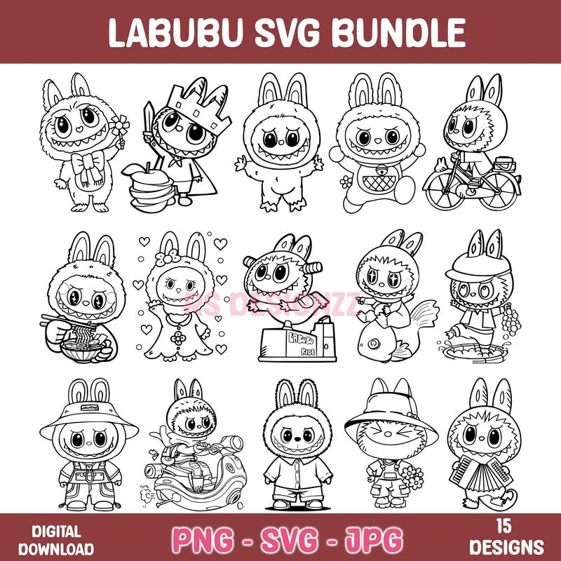 Labubu Vector - Etsy