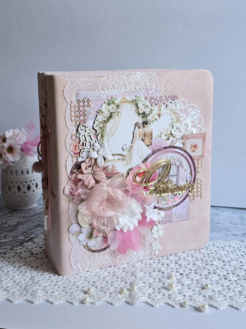 Unique Large Wedding Photo Album, Wedding Scrapbook Album,romantic ...