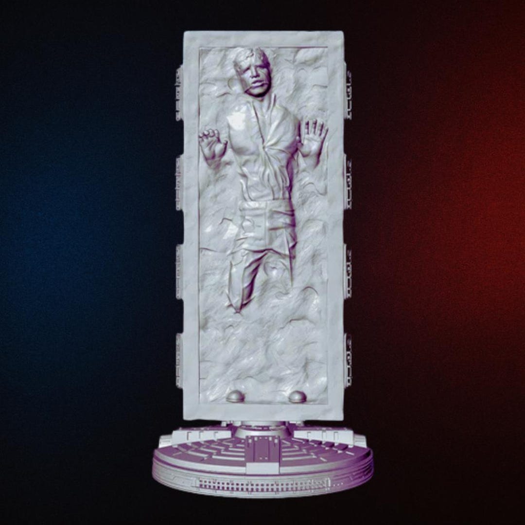 Han Solo in Carbonite 3D Model - Etsy