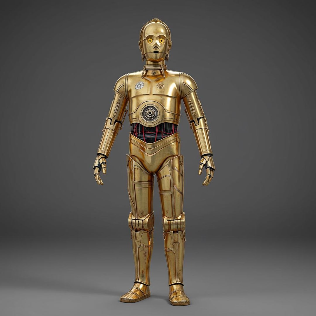 Star Wars - C3PO 3D Model Print Files - Etsy