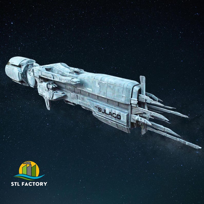 USS Sulaco 3D Model Print Files - Etsy