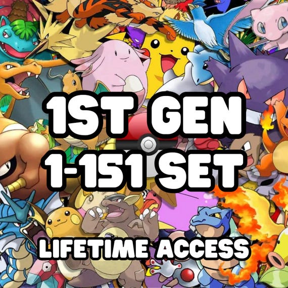 Pokemon 1st Gen