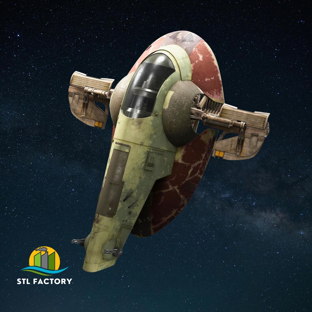 Star Wars Slave-1 3D Model Print Files - Etsy
