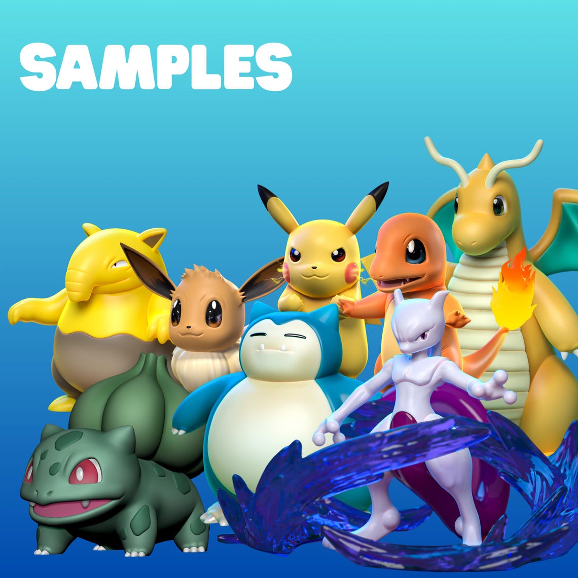 Pokemon 1st Gen STL Pack - Etsy