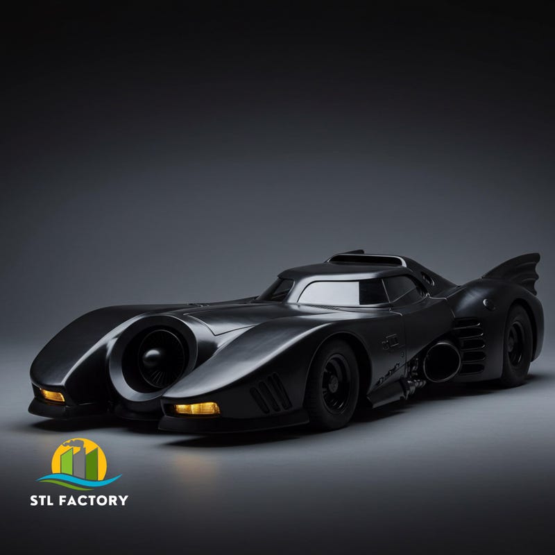 Batmobile Stl - Etsy