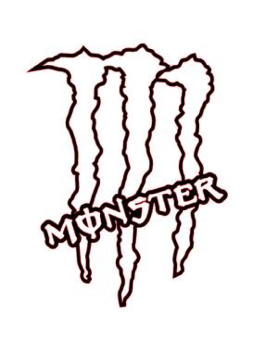 Monster Energy Logo Decal - Etsy