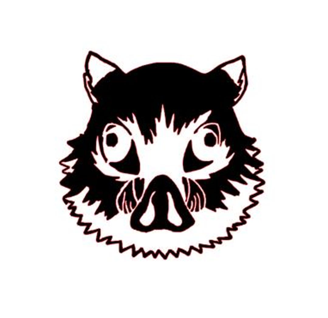 Demon Slayer Inosuke Hashibira Decal - Etsy