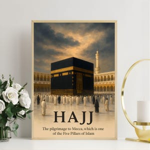 Kaaba Islamic Wall Art: Mecca Hajj Poster (digital Download) - Etsy