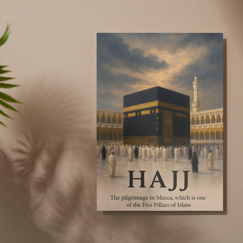 Kaaba Islamic Wall Art: Mecca Hajj Poster (digital Download) - Etsy
