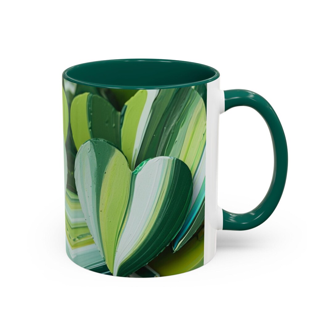 Hosta H-ART Hosta Paint Swatches Mug, Hosta Plant Made of Paint ...