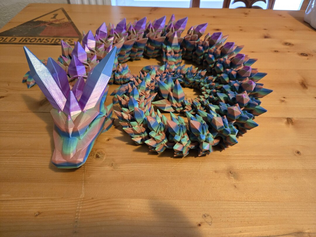 Giant 4ft Crystal Dragon - Etsy