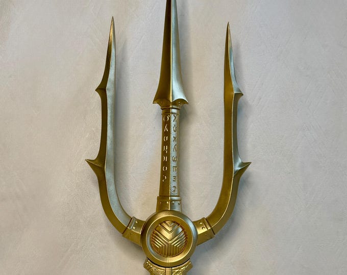 Poseidon's Trident Prop – Full Staff or Head Only - Cosplay & Theater ...