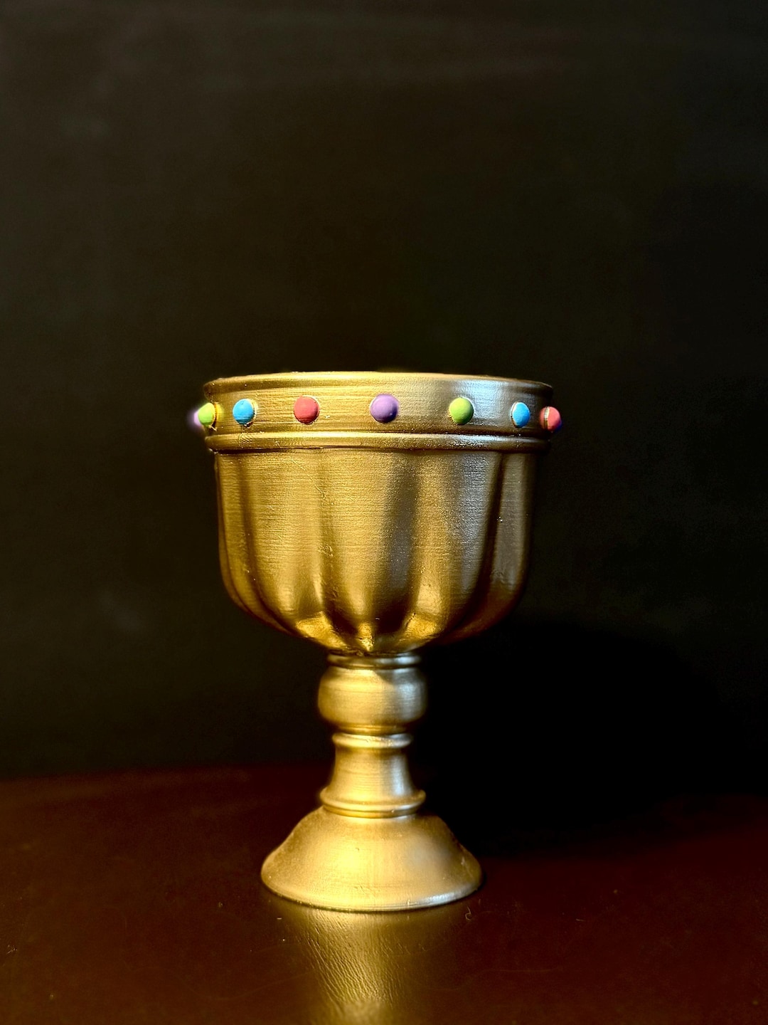 Gold Holy Grail Chalice Prop: 3D Printed Religious Stage Decor - Etsy