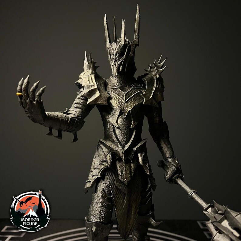 Sauron Figure, Lord of the Rings Figure, Action Figure, 3D Printed ...