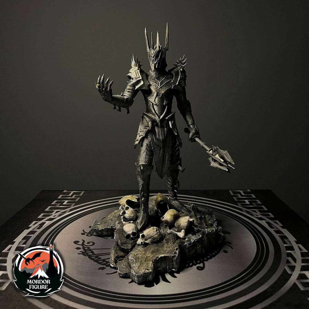 Sauron Figure, Lord of the Rings Figure, Action Figure, 3D Printed ...