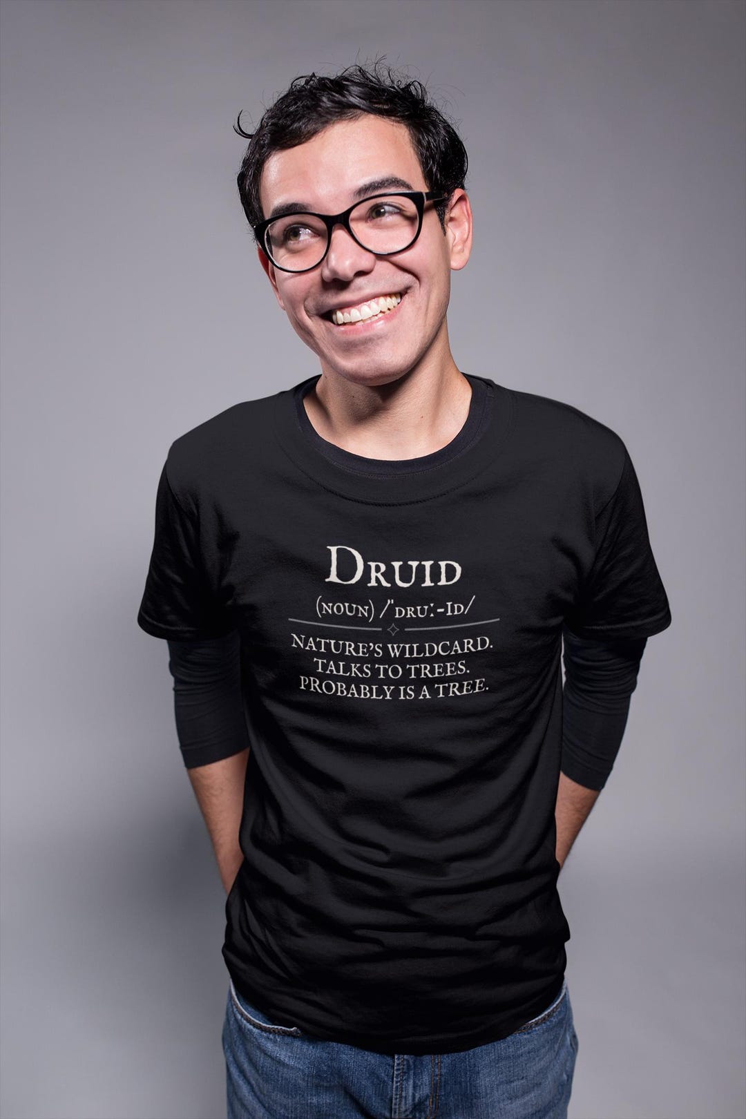 Funny Druid Definition T-shirt: Nature Magic Dnd Gamer Tee - Etsy