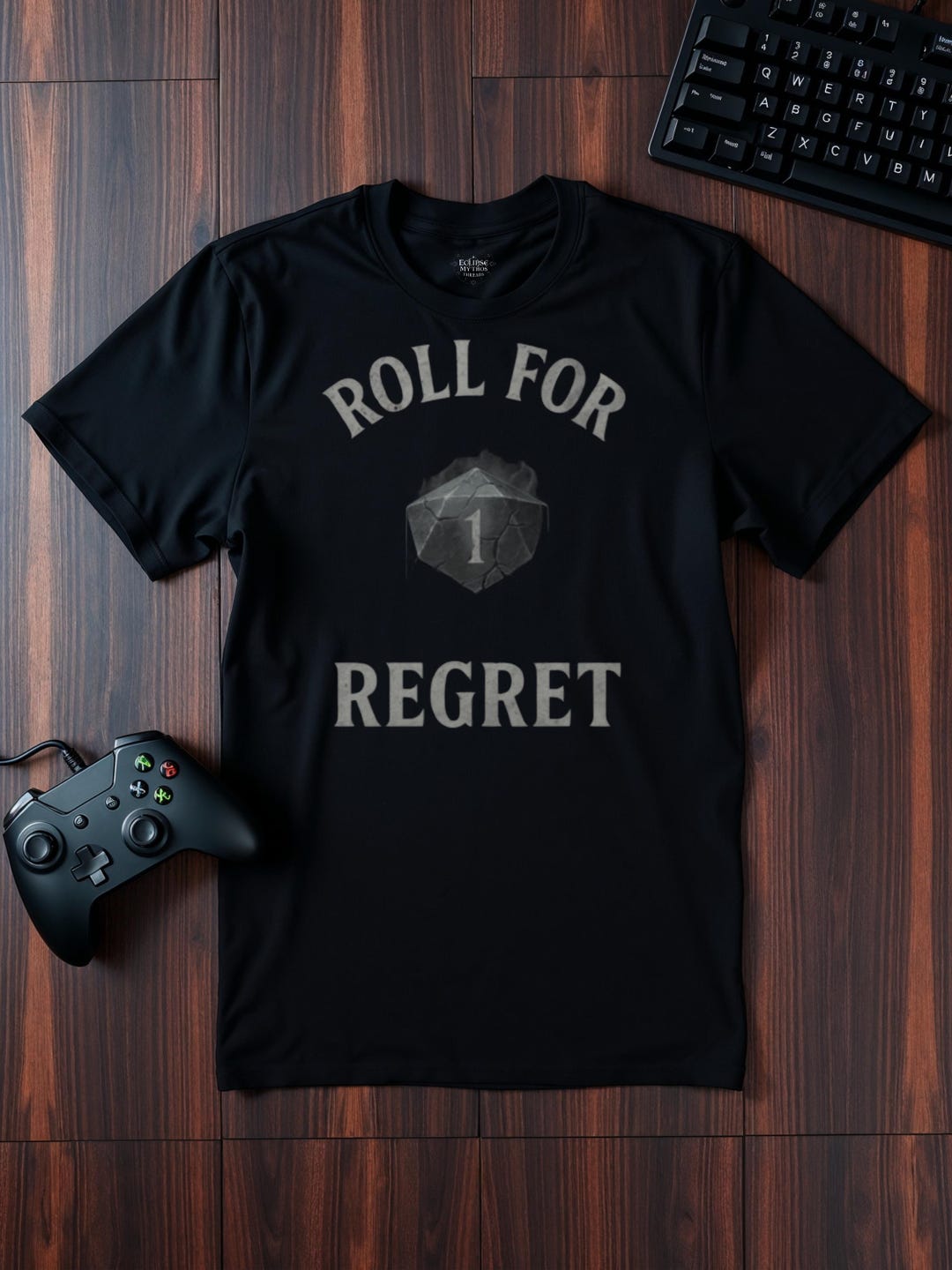 Funny Dnd Shirt – Roll for Regret Dice Tee for Tabletop Gamers, RPG ...