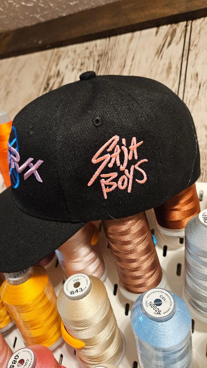 Kpop Demon Hunters 3D Puff Huntrix Saja Boys Derpy Custom Embroidered ...