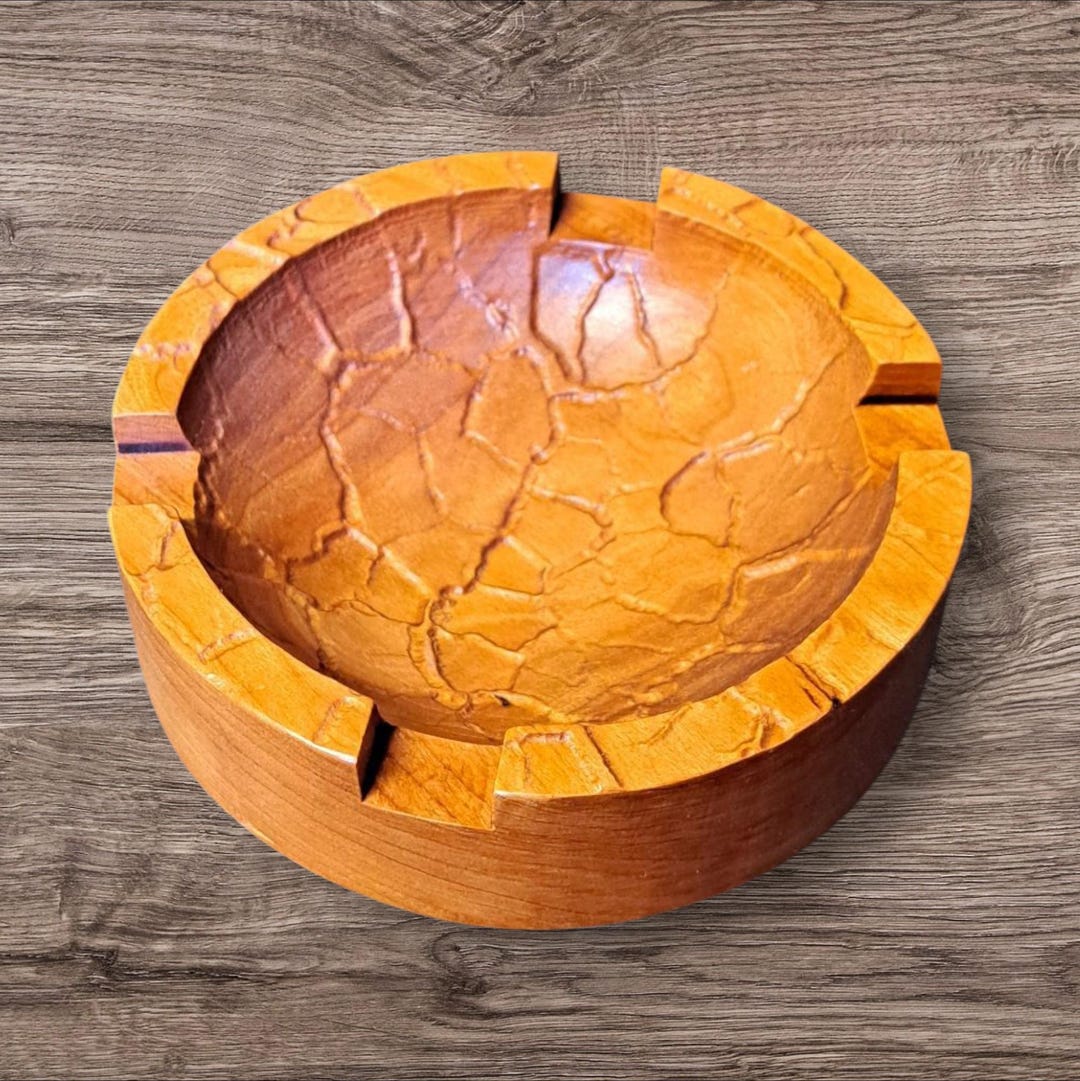 3D Cracked Earth Cigar Ashtray - Etsy