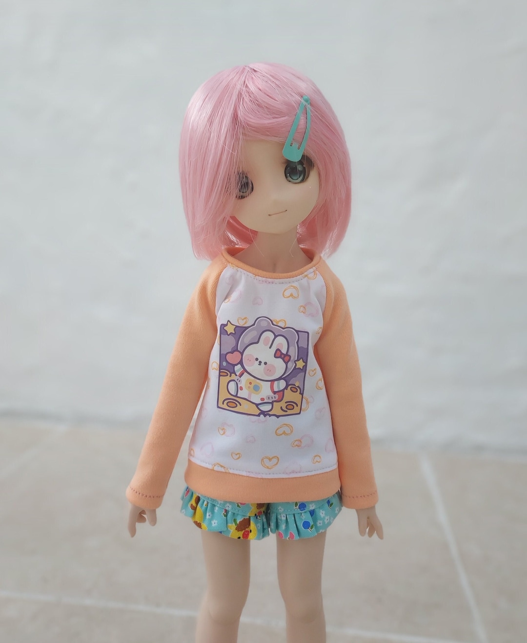BJD Clothes | Mini Dollfie Dream MDD Super Dollfie MSD Orange Sweater ...