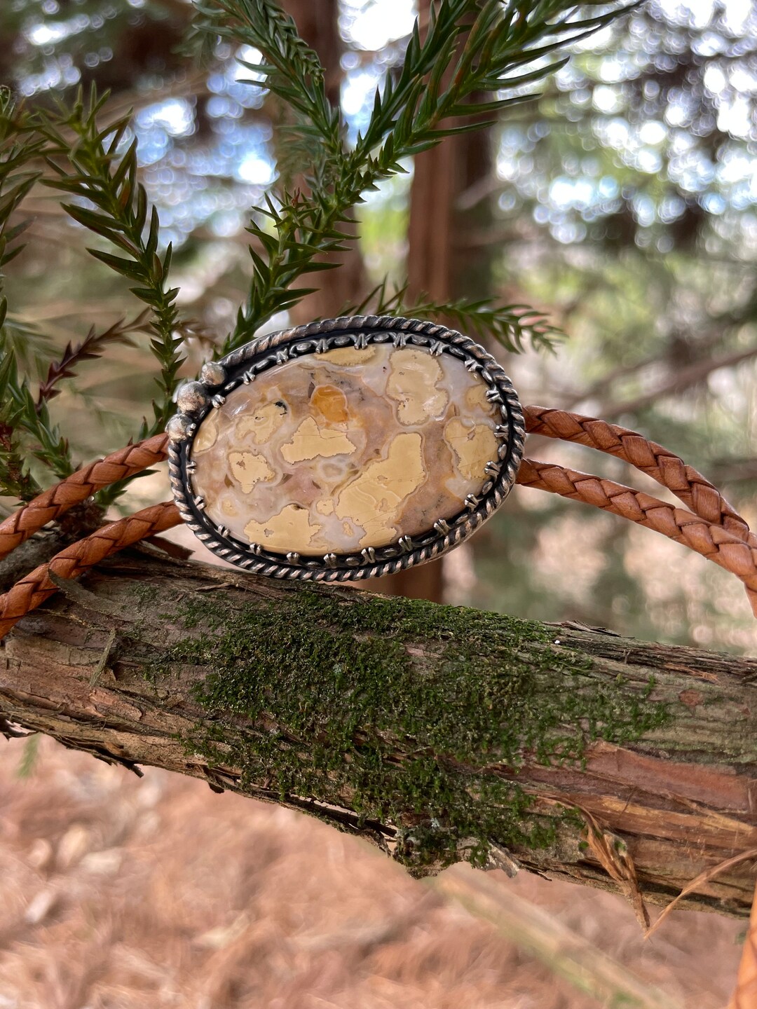 Bolo Tie Cobra Jasper Bolo Artisan Bolo Tie Handmade Bolo Cobra Jasper ...