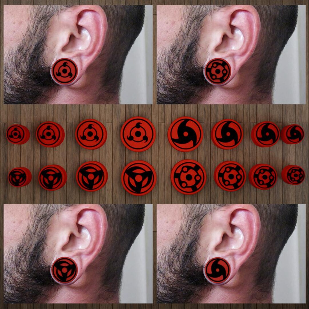 Sharingan Expander Earrings - Etsy