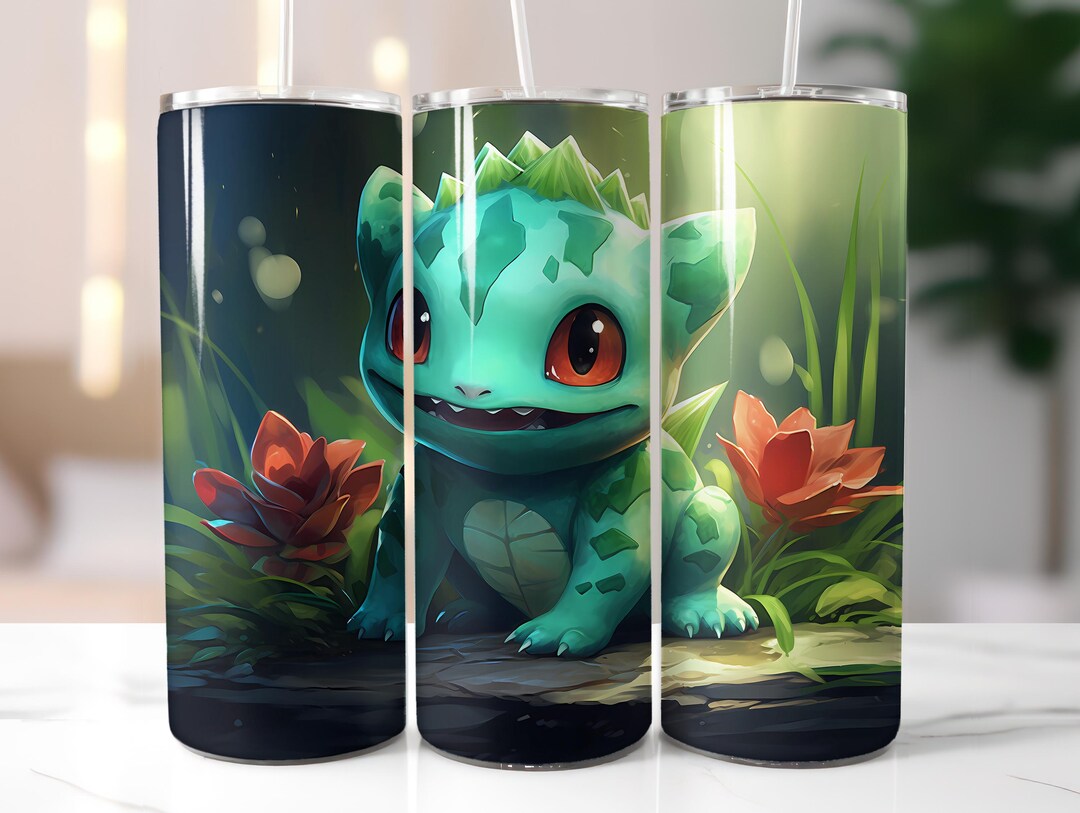 Bulbasaur Tumbler Wrap PNG, Bulbasaur Tumbler Wrap, Pokemon Tumbler ...