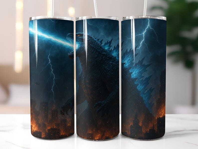 Godzilla Tumbler Wrap PNG, Godzilla Tumbler Wrap, Godzilla X Kong ...