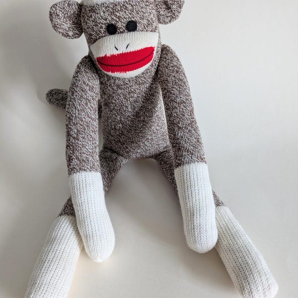 Brown Sock Monkey - Etsy