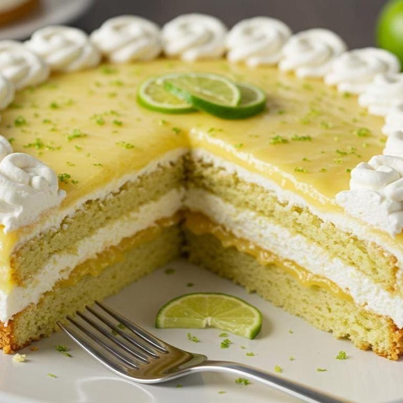 The Best Key Lime Cake Recipe – A Tangy, Refreshing Slice of Heaven - Etsy