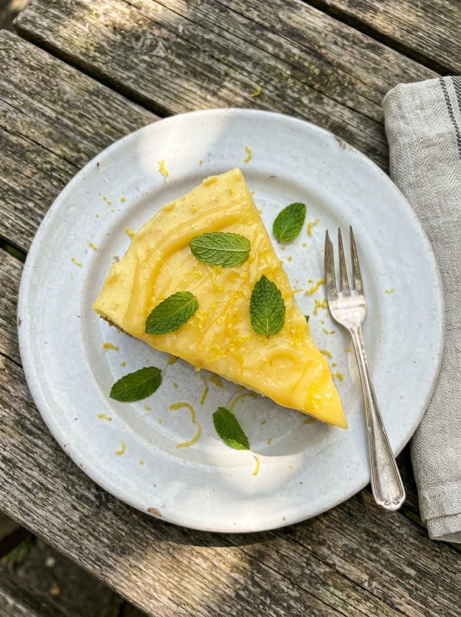 No-bake Lemon Cheesecake Recipe: Creamy Zesty Filling (digital PDF) - Etsy