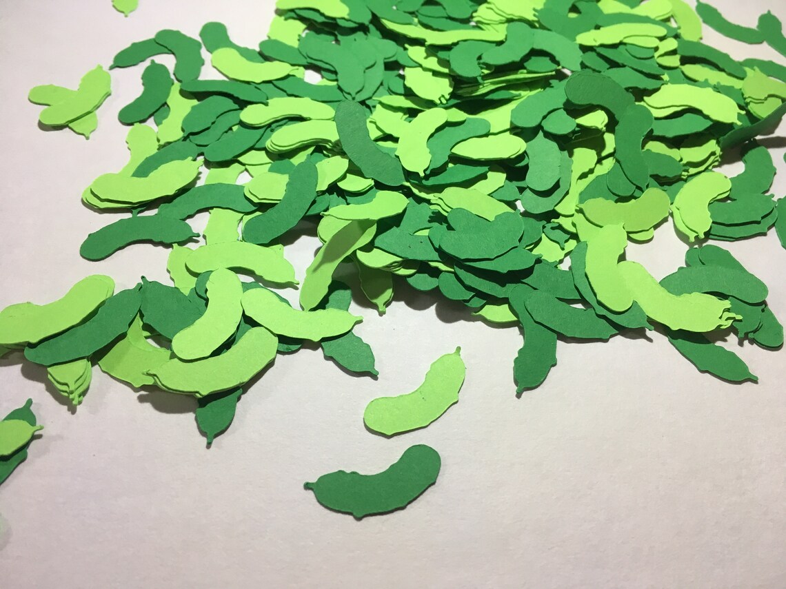 Mini Pickle Die Cut Confetti 500 Mini Pieces | Etsy