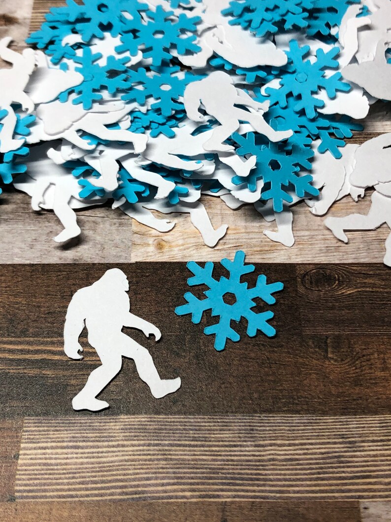 Yeti Die Cut Confetti 200 Pieces - Etsy