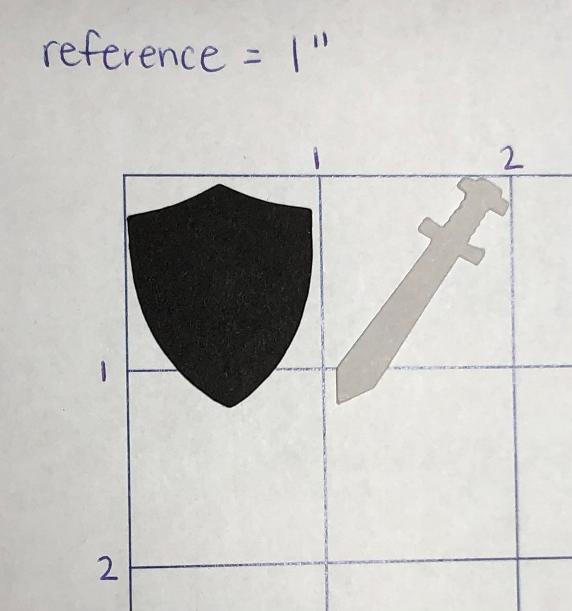 Sword and Shield Die Cut Confetti 200 Pieces - Etsy