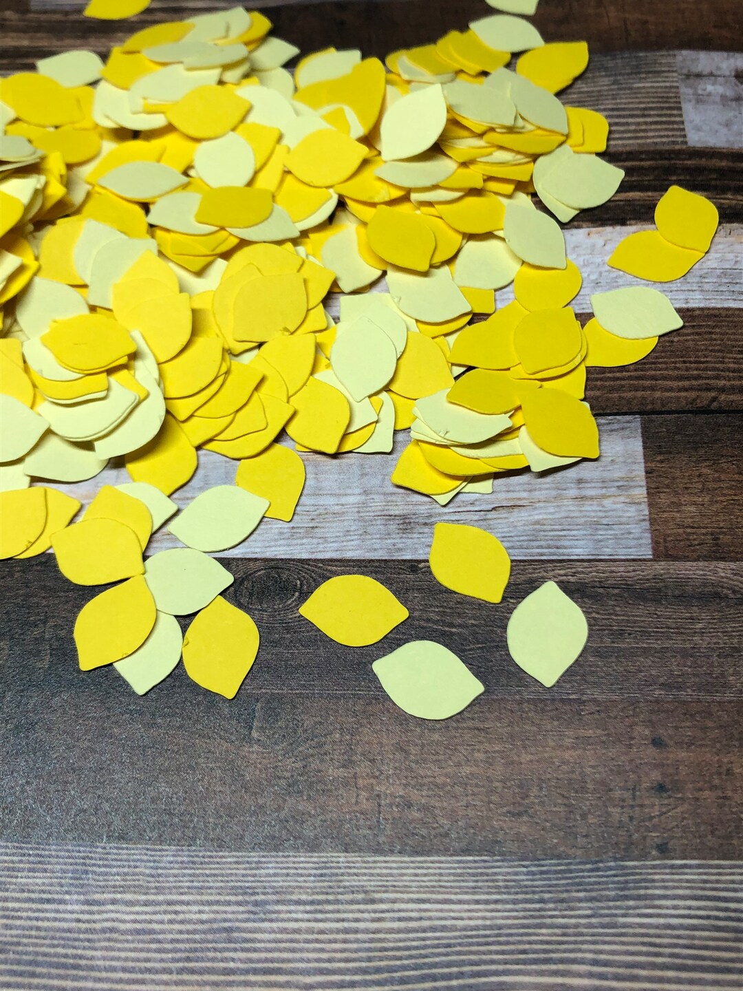 Mini Lemon Die Cut Confetti ~ 600 Mini Pieces ~ Lemon Theme Party Decor ...
