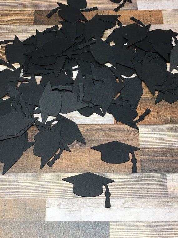 Graduation Cap Die Cut Confetti 200 Pieces - Etsy