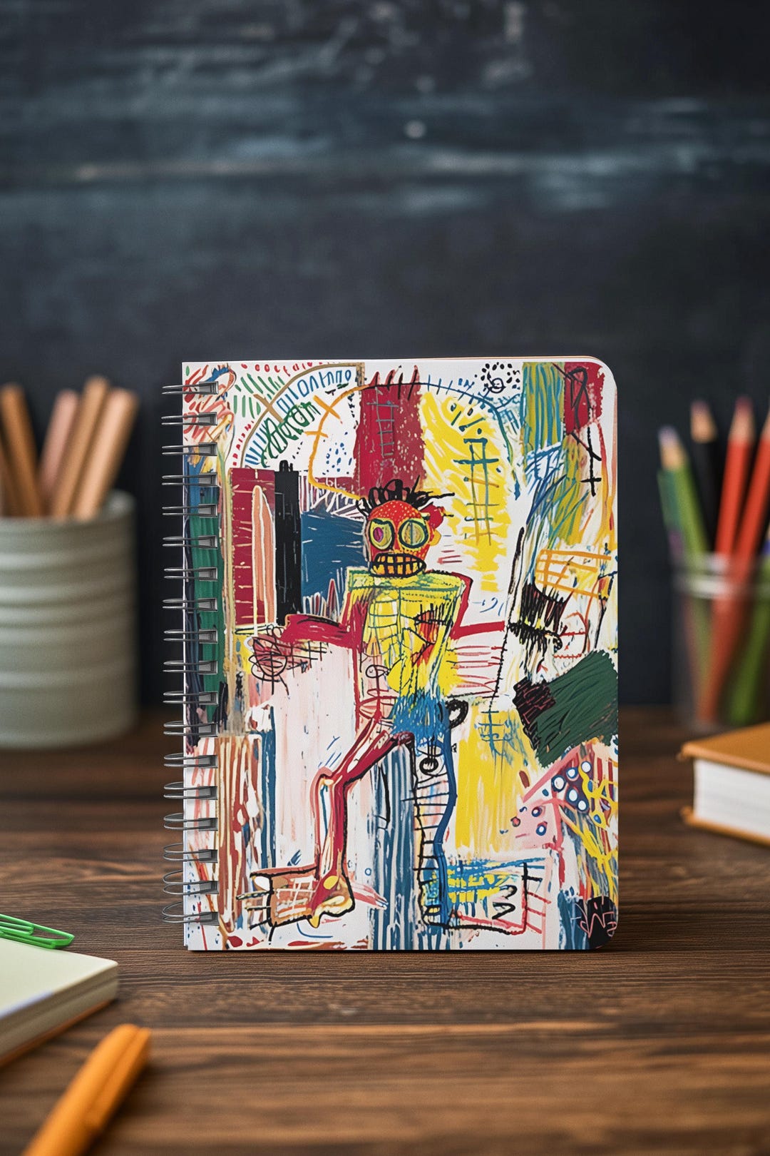 Spiral Notebook Basquiat Inspired Art Ruled Line Creativity Unleashed ...